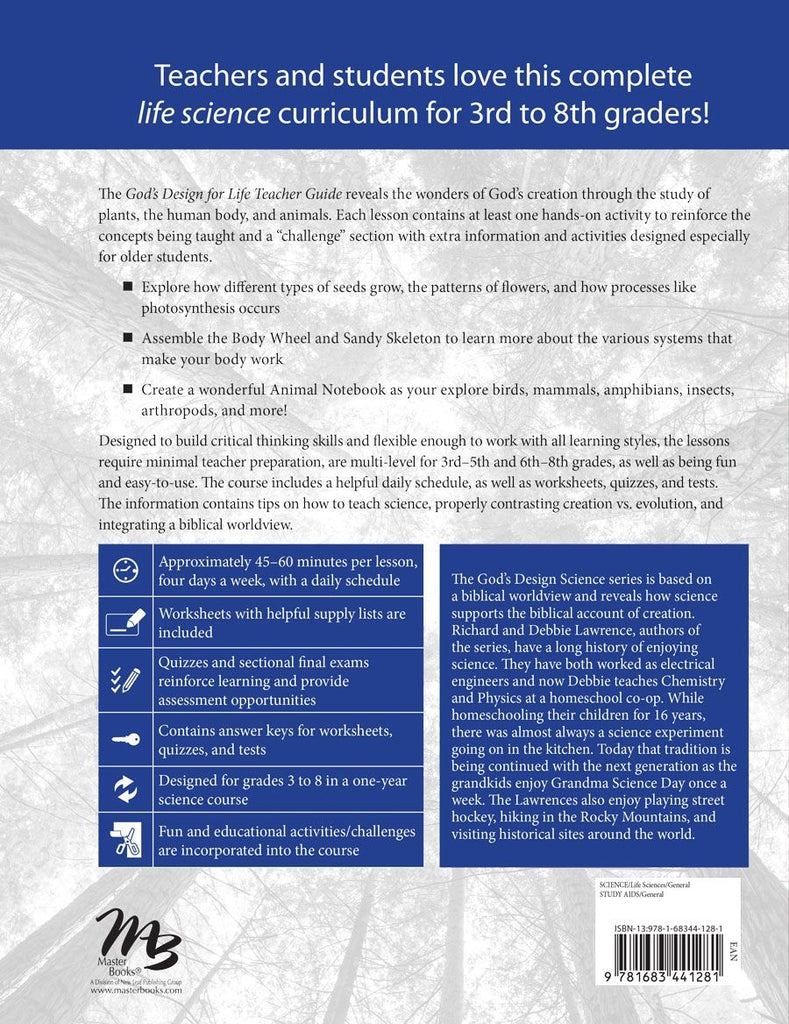 God's Design for Life Teacher Guide | R.O.C.K. Solid Home School Books