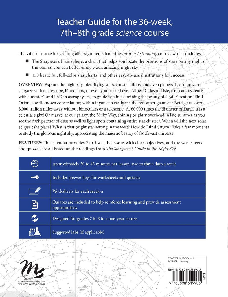 Intro to Astronomy: The Stargazer's Guide to the Night Sky Teacher ...